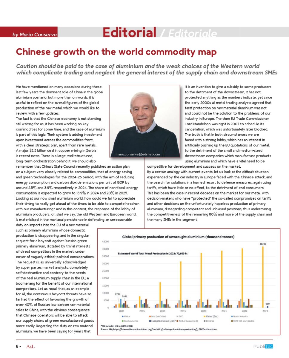 Chinese growth on the world commodity map - FACE - The Federation of ...