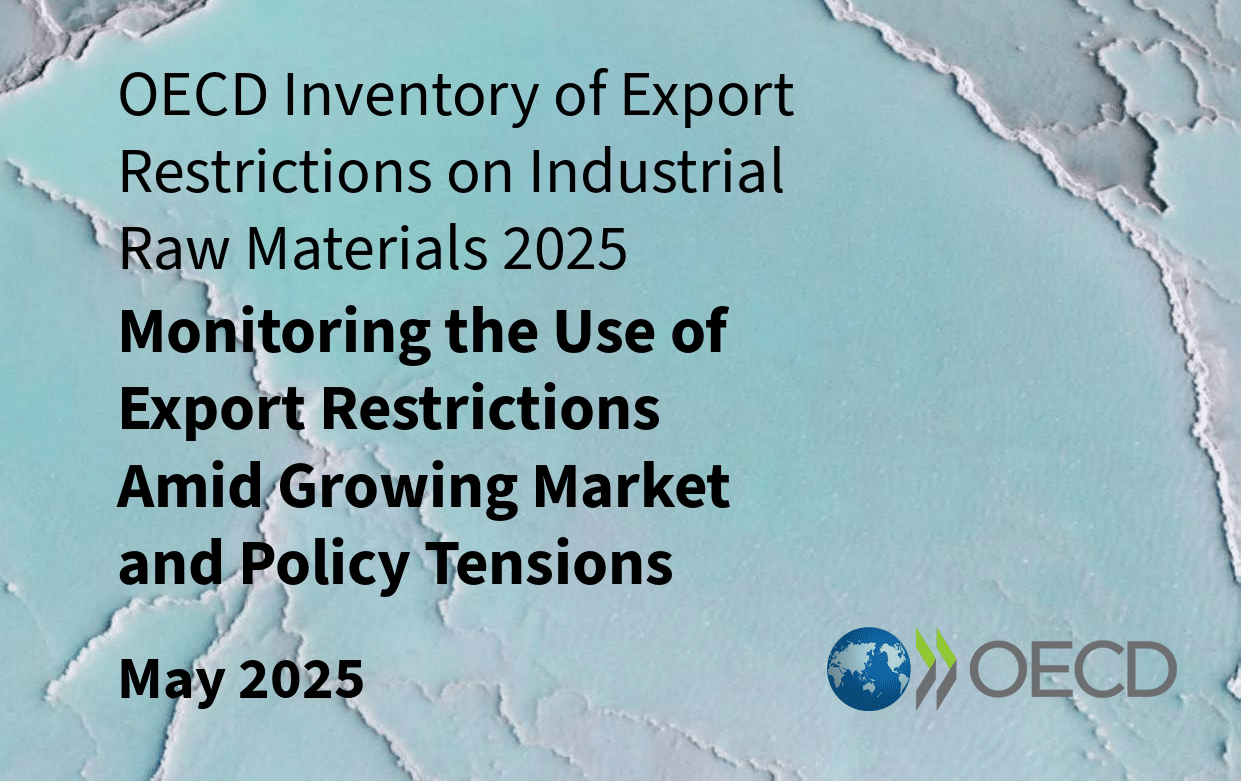 The "OECD Inventory of Export Restrictions on Industrial Raw Materials ...