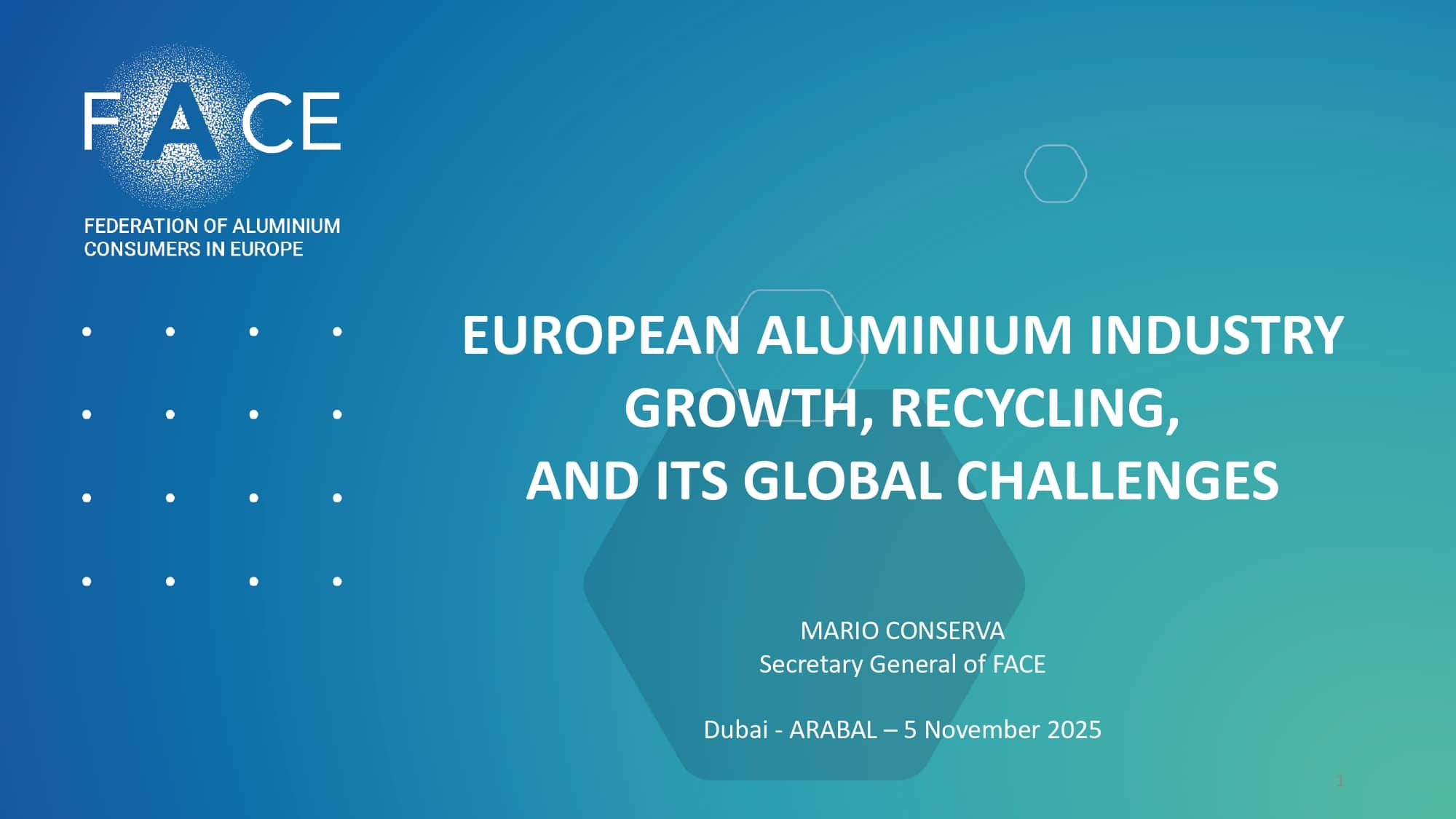 The European Aluminium Industry: Growth, Recycling and Global ...
